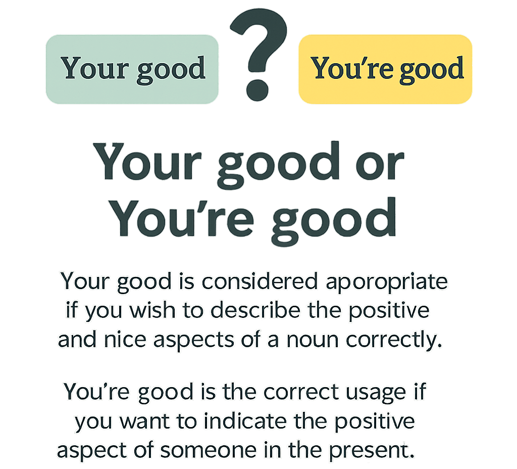 Your vs. You’re: When to Use Your and You’re