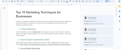 How to Track Changes in Google Docs: A 7-Step Guide