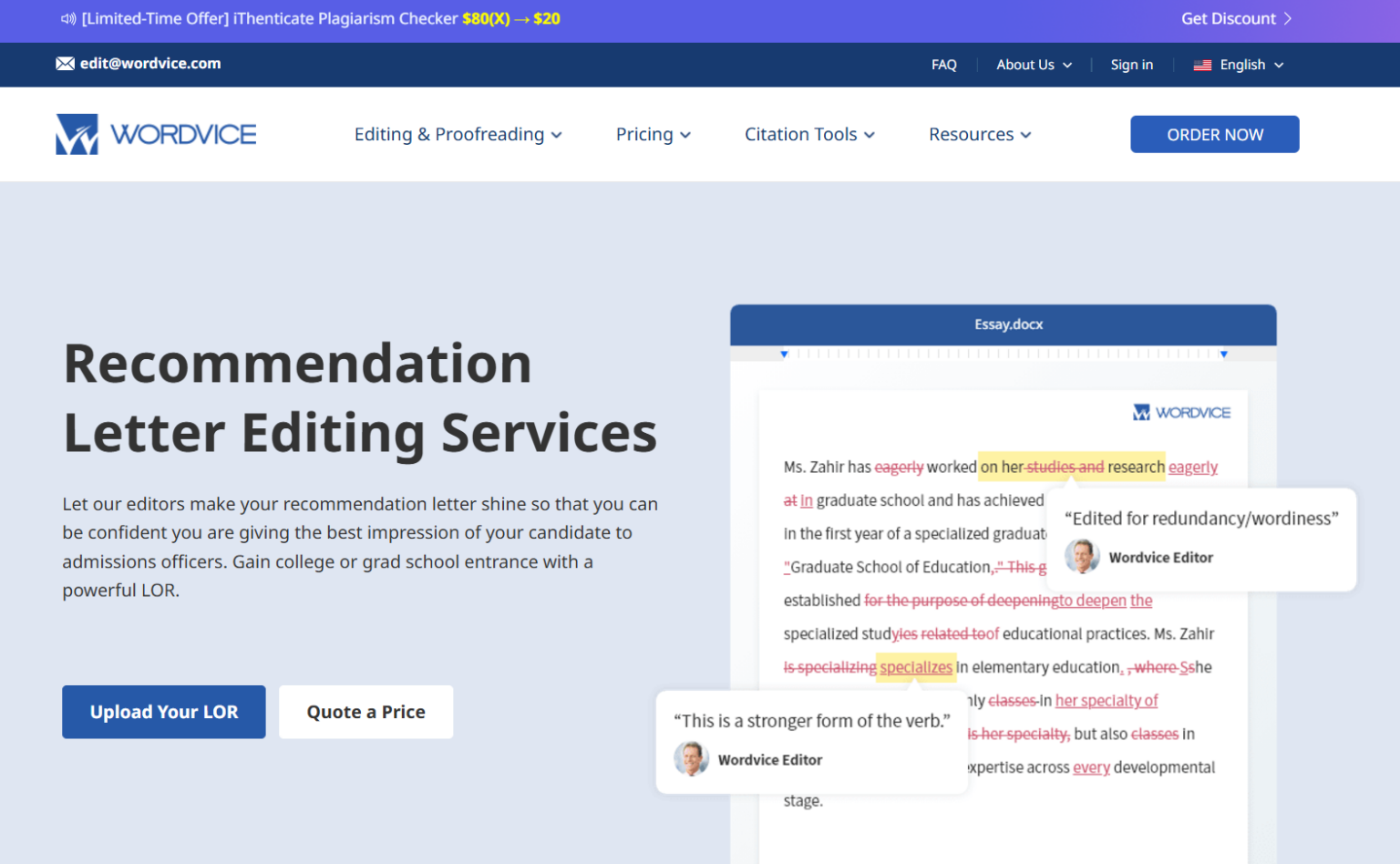 Top 10 Recommendation Letter Editing Services | Best Picks - PaperTrue